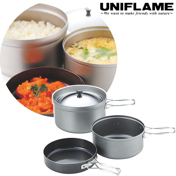 uniflame gohan cooker plus ชุดหม้อสนามพกพา | Shopee Thailand