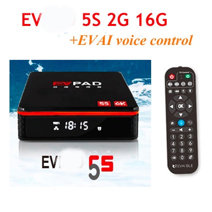 [ของแท้] 2021 Evpad 5S Tv Box Andriod Box 5S EVAI ควบคุมเสียงเกาหลี ...