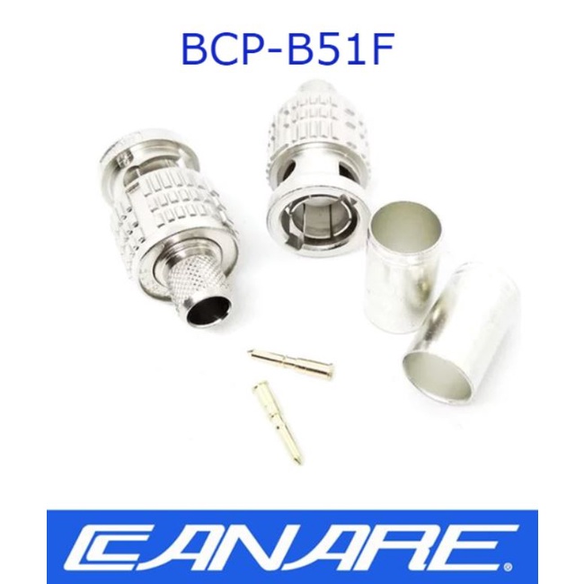 BCP-B51F สำหรับ L-5CFW Canare 3.0 GHz 75-Ohm Connector BNC Plug for L-5CFW Cable | Shopee Thailand