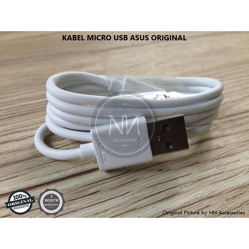 MICRO USB DATA CABLE ASUS 3 4 MAX PRO PLUS M1 M2 LITE LIVE L1 L2 SELFIE LASER GO สีขาวต้นฉบับ ...