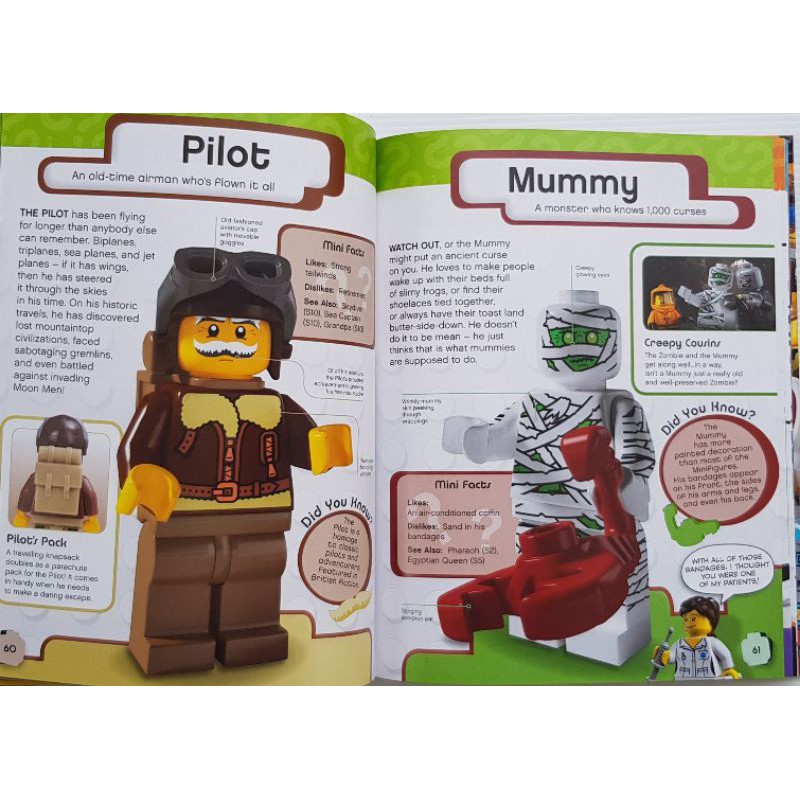 Lego Characters Encyclopedia book | Shopee Thailand