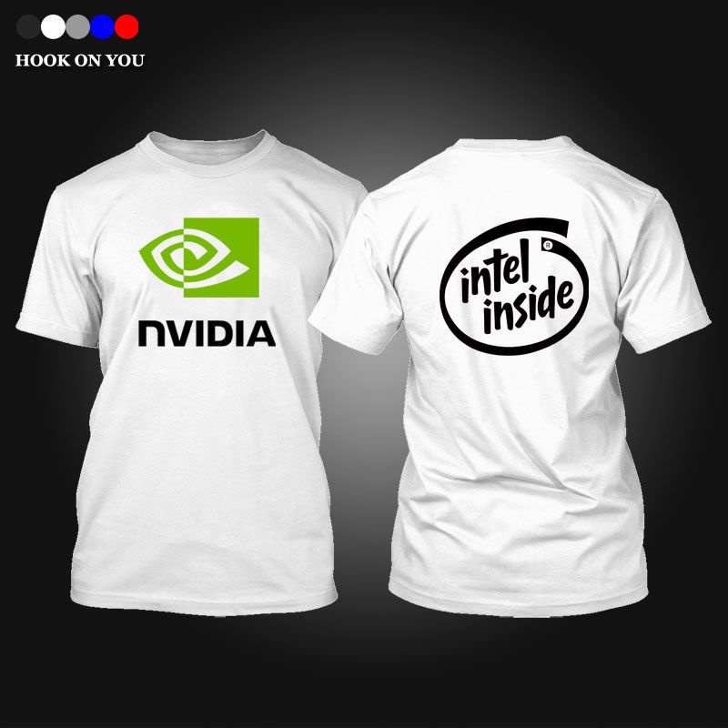 ขายดี!Geek Pure Cotton Nvidia NVIDIA เสื้อยืดเสื้อผ้าผู้ชาย Summer ...