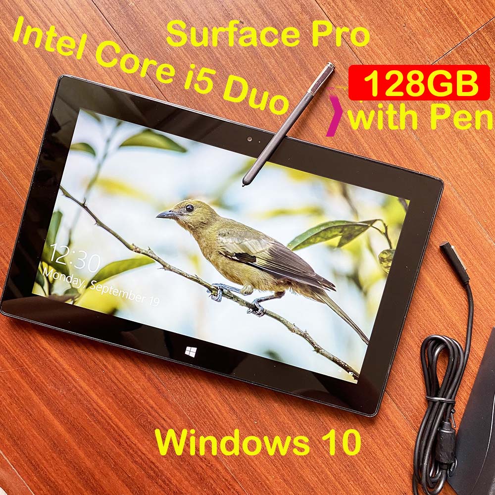 ใช ้ 85 % ใหม ่ Microsoft Surface RT Surface2 3 Pro Intel Core i5 Duo 3317u 4GB RAM 128GB SSD ...