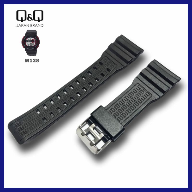 QnQ M128 สายนาฬิกายาง Q&Q M128 สายนาฬิกายาง | Shopee Thailand
