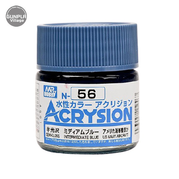 Mr.Hobby MR.ACRYSION COLOR N-56 INTERMEDIATE BLUE 4973028112467 (สี ...