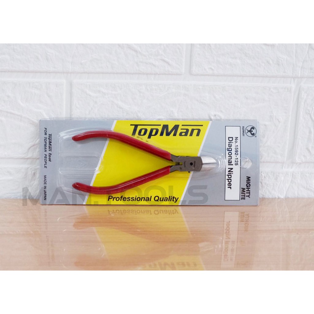 คีมปากเฉียง 4" 5 " TOPMAN (1592-100) (1592-125) | Shopee Thailand