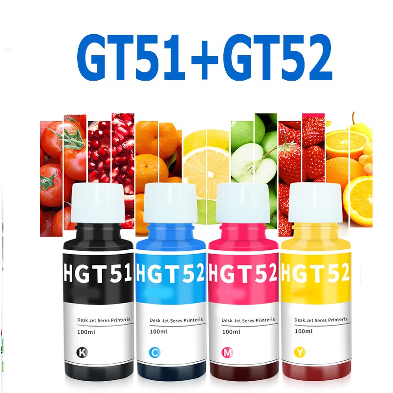 หมึก Hp Gt51 หมึกเติม หมึกพิมพ์ Hp Ink Gt51 Gt52 Gt53xl for Hp GT-5810 ...