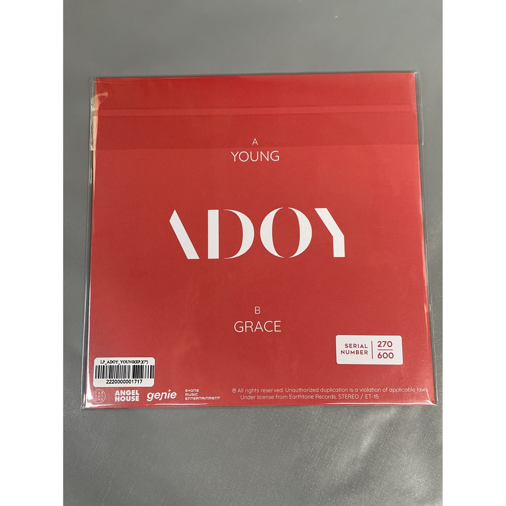 แผ่นเสียง ADOY: YOUNG Vinyl 7 นิ้ว ใหม่ ซิล SS | Shopee Thailand