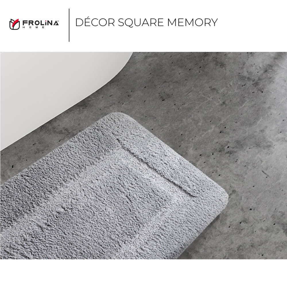 Frolina Bath Rug Decor Square Memory พรมเช็ดเท้า ขนาด 50x80 ซม. ...