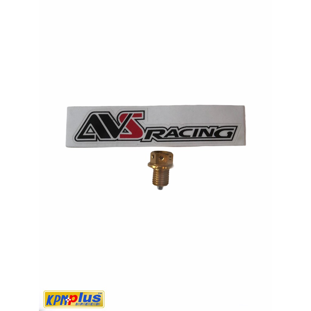 น็อตถ่ายน้ำมันเครื่อง AVS เเม่เหล็กดูดเศษโลหะ (RACING) | Shopee Thailand