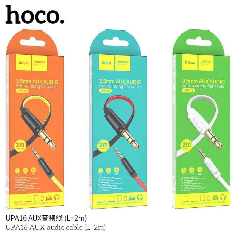 HOCO UPA16 AUXสัญญาณเสียง 3.5mm. 1 เมตร 2 เมตร สายAUX งานแท้100% | Shopee Thailand