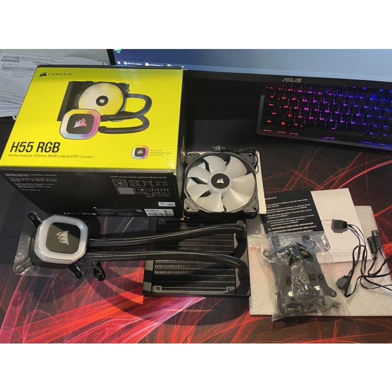 Corsair H55 RGB Liquid Cooling (ประกันยาว 21/8/24) | Shopee Thailand