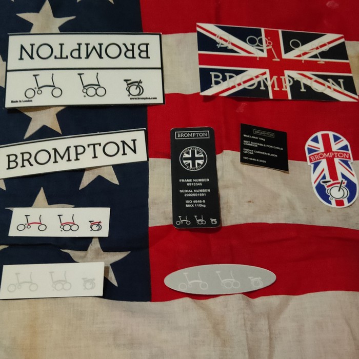 Brompton CUTTING STICKER Decal Pack ออกแบบที่กําหนดเองฟรี | Shopee Thailand