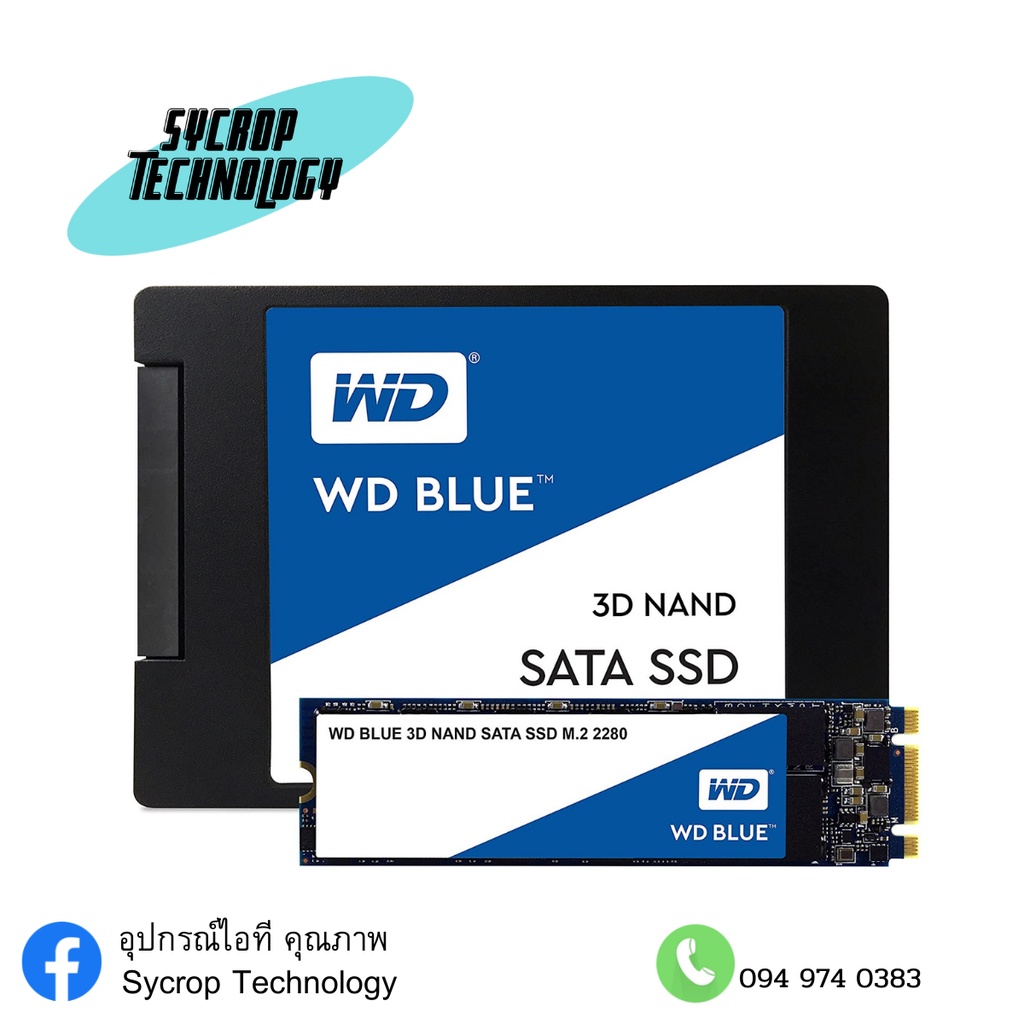Western Digital 500GB WD Blue 3D NAND Internal PC SSD - SATA III 6 Gb/s, M.2 2280, Up to 560 MB ...
