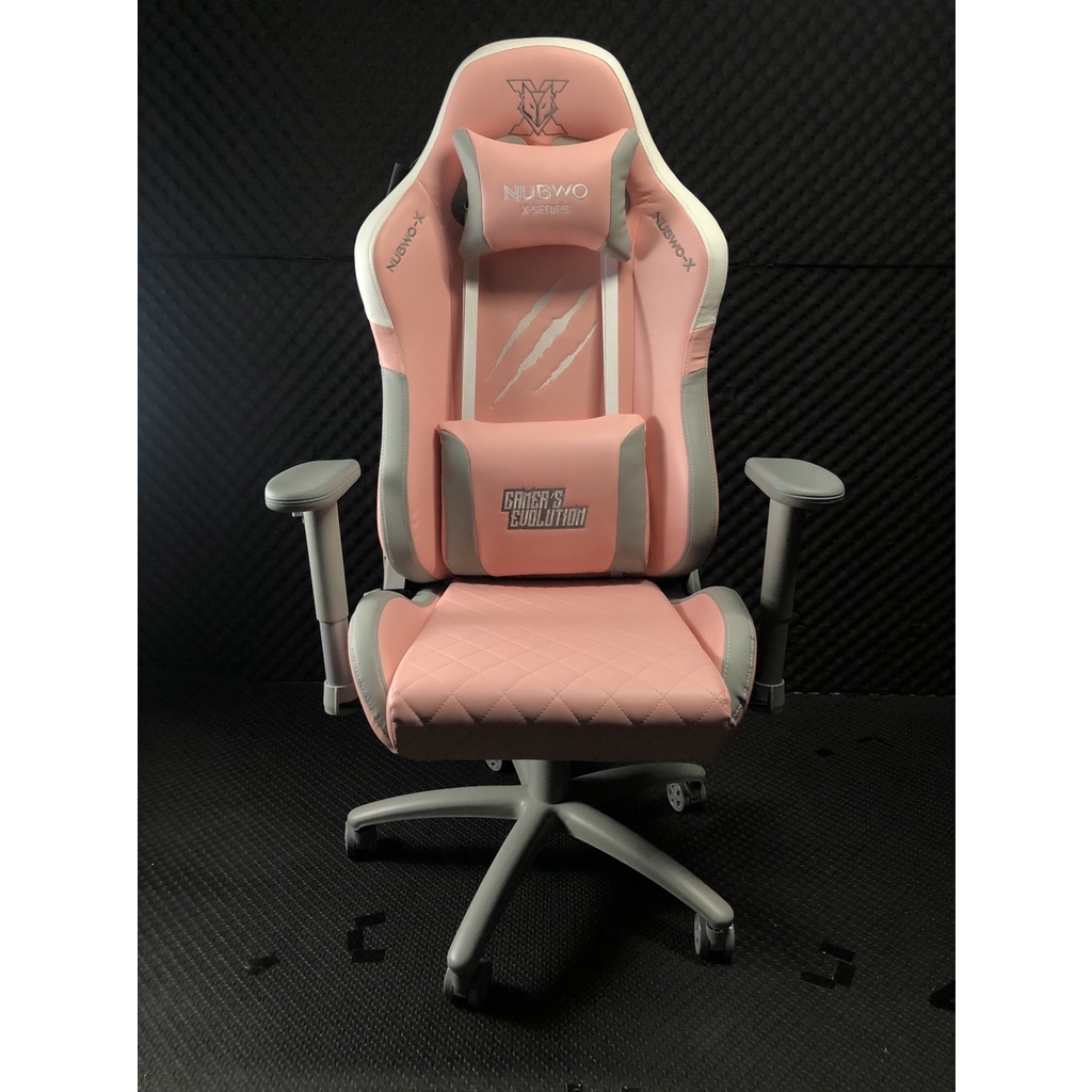 เก้าอี้เกมมิ่ง NUBWO X112 GREY PINK (NBCH-X112)ประกัน 1ปี | Shopee Thailand