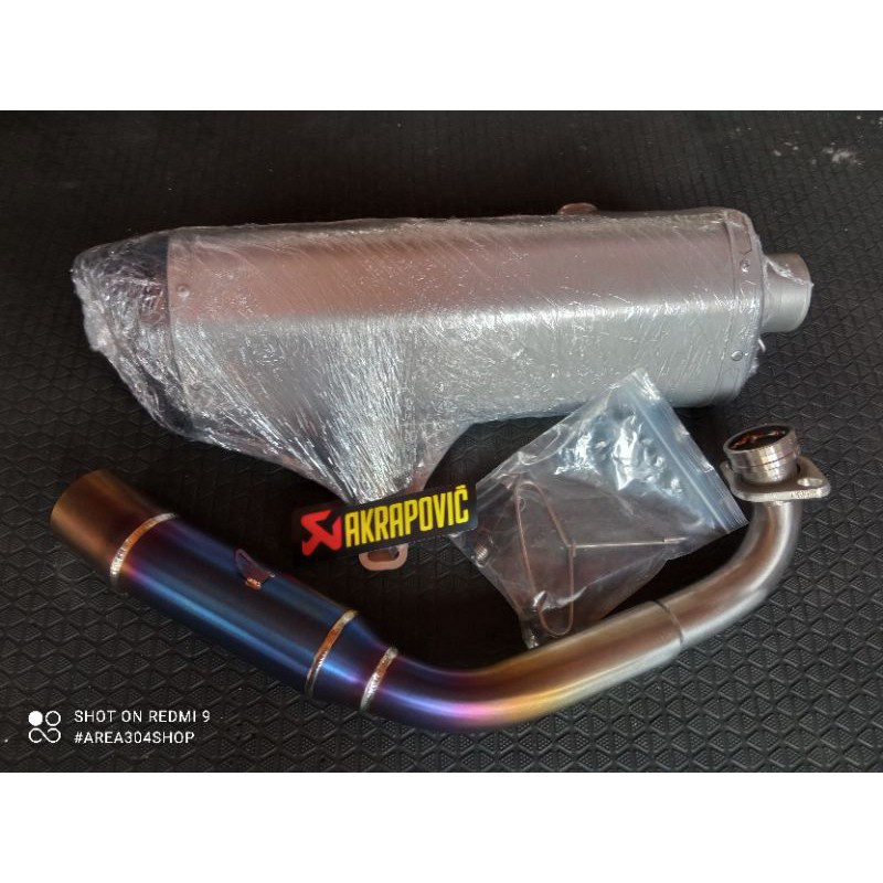 🔥โค้ดXMAX299ลดเพิ่ม15%🔥ท่อxmaxคอไทเท pr2 AKRAPOVIĆ ส่งถึงมือภายใน1ชม. ...