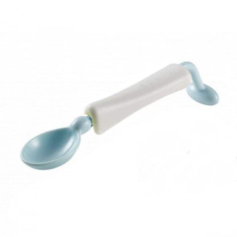 BEABA ช้อนฝึกทานอาหาร 360° training spoon - BLUE | Shopee Thailand