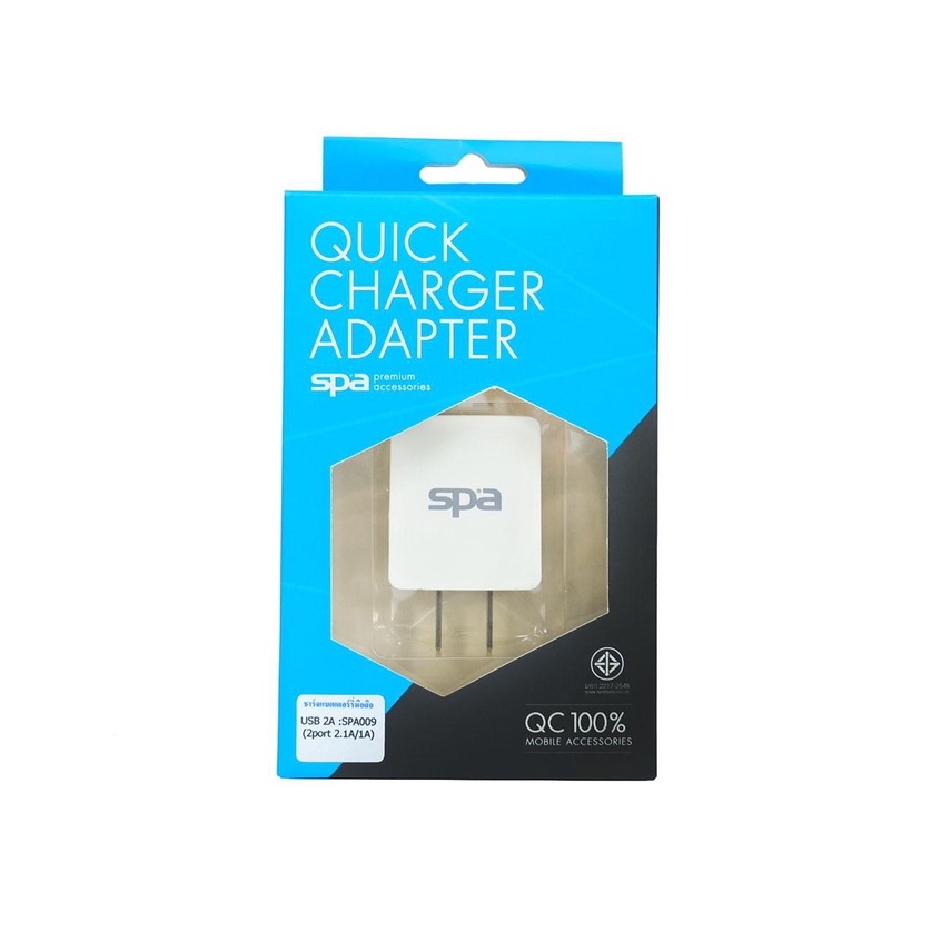 Spa อแดปเตอร์/หัวชาร์จ USB 2 ports (Adaptor) | Shopee Thailand