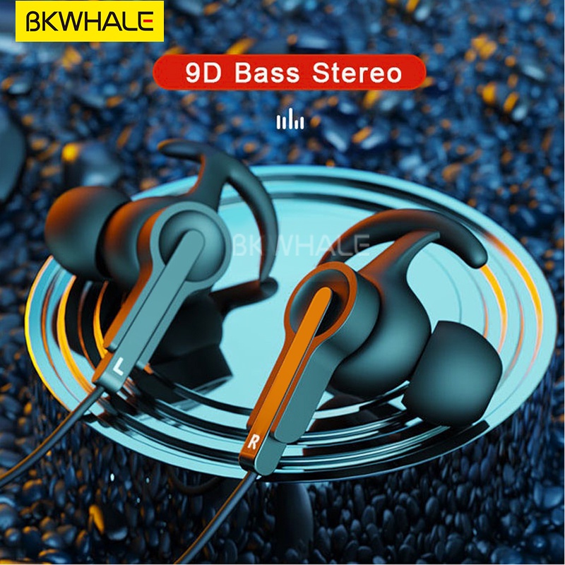 Bkwhale หูฟังเล่นเกม แบบใช้สาย Type C 3.5 มม. พร้อมไมโครโฟน BK05 ลดเสียงรบกวน | Shopee Thailand