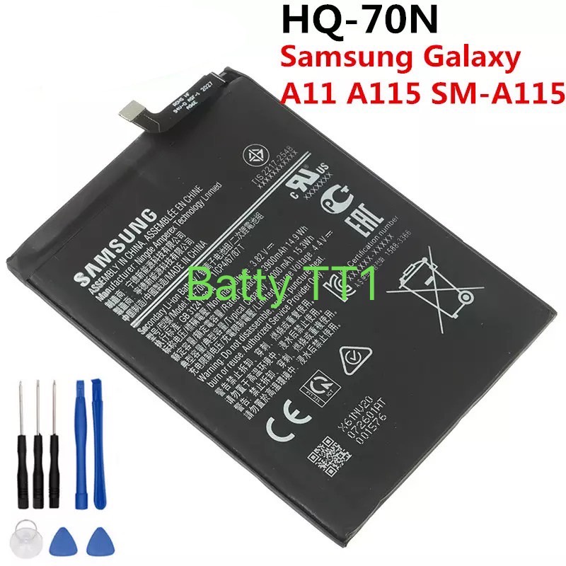 แบตเตอรี่ แท้ Samsung Galaxy A11 SM-A115 HQ-70N 4000mAh ประกัน 3 เดือน ...