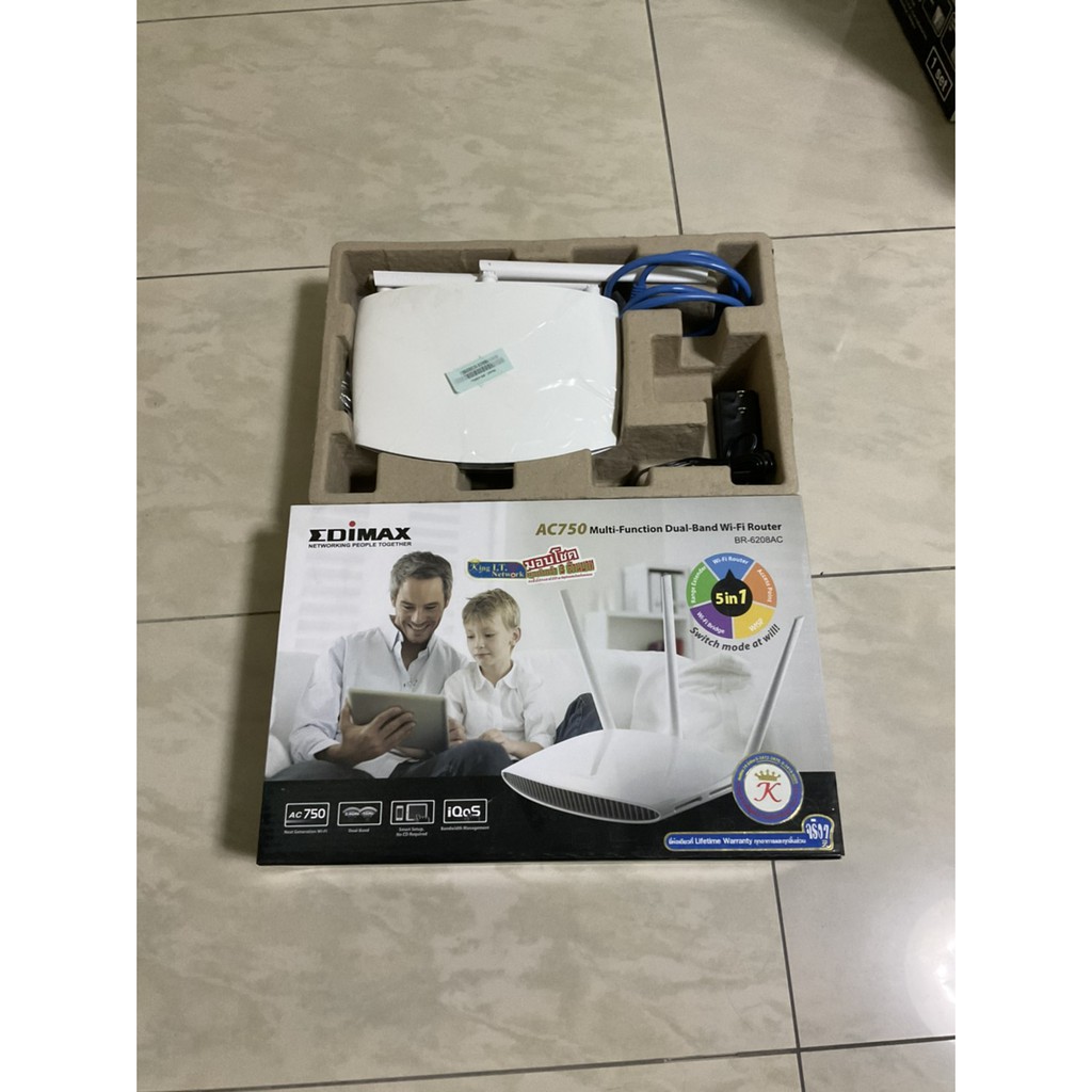 EDIMAX (BR-6208AC) Multi-Function Dual-Brand Wi-Fi Router | Shopee Thailand