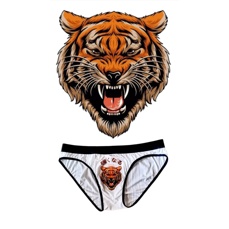 Tiger Half Brief underwear กางเกงในชาย ผ้า Spandex นุ่ม เบา สบาย ...