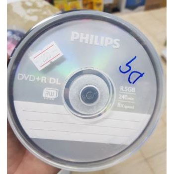 DVD+R PHILIPS 8.5Gb/8x/240Min /HP DVD9/( pack 10) | Shopee Thailand