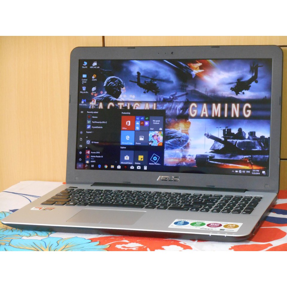 โน๊ตบุ๊คมือสอง ASUS CPU AMD A9-9420 (up to 3.60 GHz) จอ15.6”HD /การ์ดจอ ...