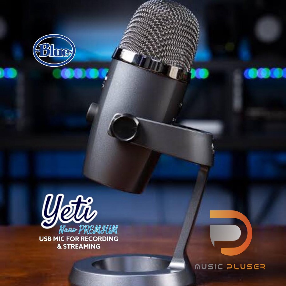 ไมค์ Usb Condenser BLUE Yeti Nano PREMIUM USB MIC FOR RECORDING ...
