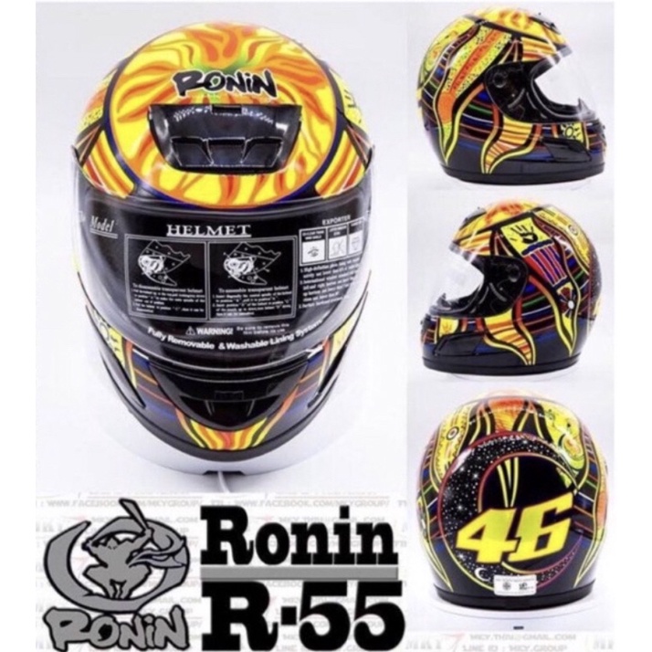 หมวกกันน็อค Ronin R-55 แท้ อย่างดี | Shopee Thailand