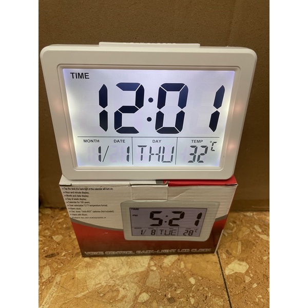นาฬิกาดิจิตอลตั้งโต๊ะรุ่นDS-2619/Led Digital Clock/ตั้งปลุกได้/จอไฟ ...