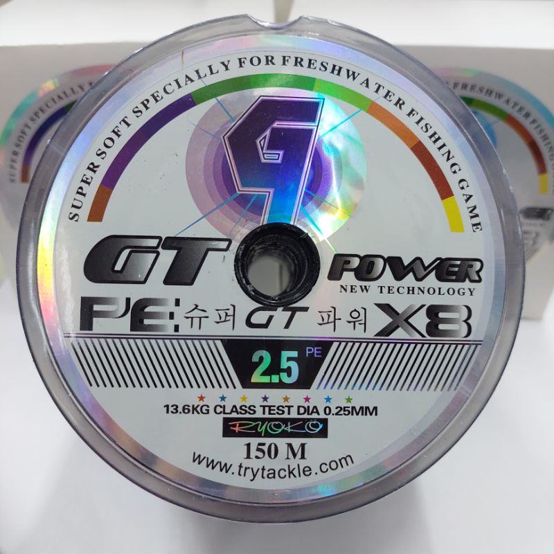 สาย PE Ryoko GT Power X8 ถัก 8 ยาว 150 เมตร / 300 เมตร | Shopee Thailand