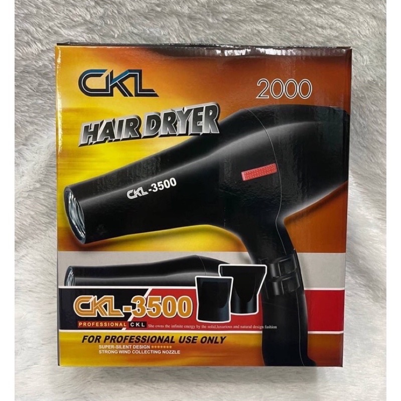 🔥ไดร์เป่าผม🔥CKL 3500 1700วัตต์ มีลมร้อนลมเย็น | Shopee Thailand