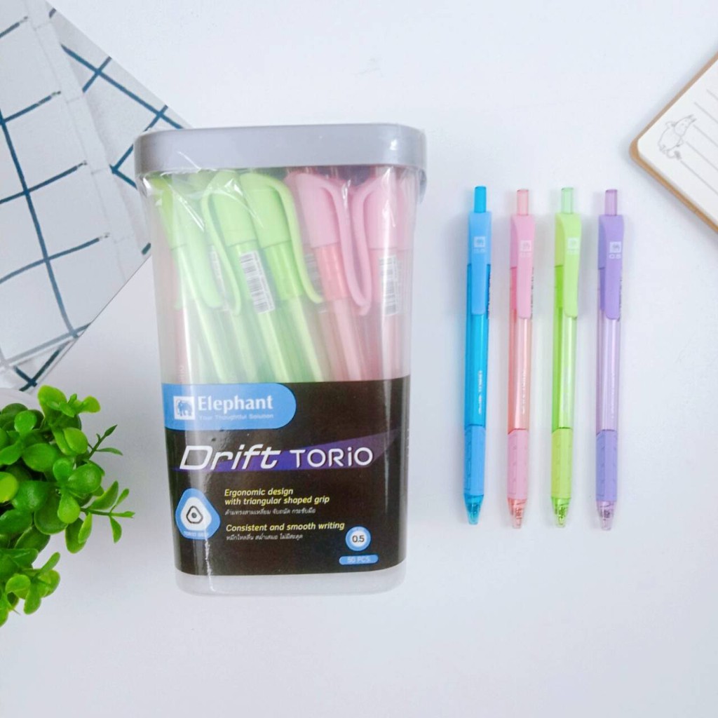 เครื่องเขียน ปากกาดริฟท์ โทริโอะ ตราช้าง (Drift Torio) 0.5มม (1ด้าม ...