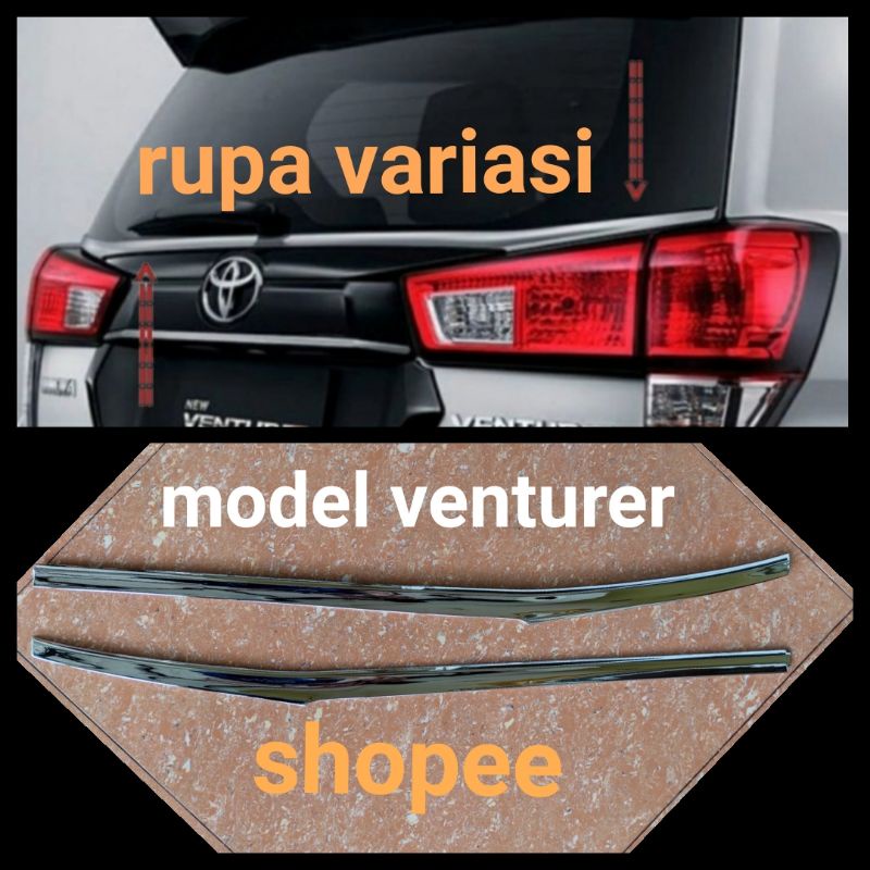 Toyota all new innova inova reborn 2016 ถึง 2022 2017 2018 2019 2020 2021/chrome CROME พลาสติก ...