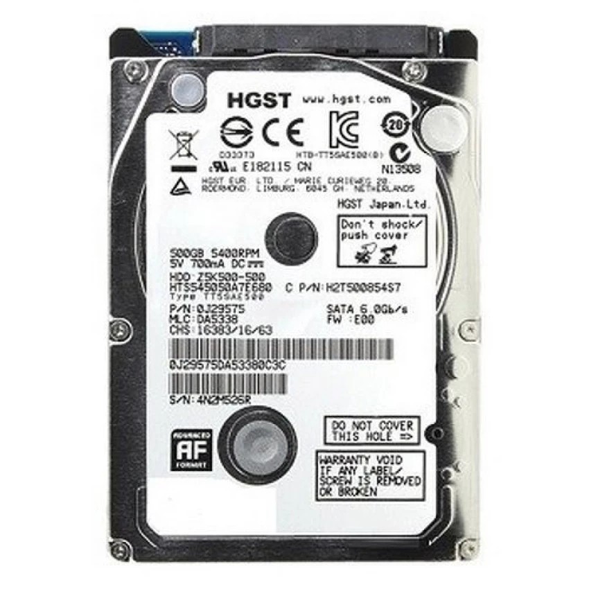 HGST 500GB Harddisk HDD Notebook 5400RPM SATA3 #1409 | Shopee Thailand