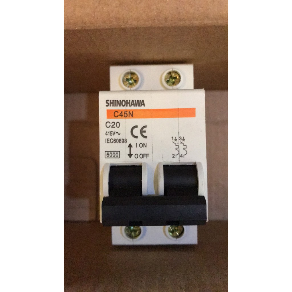 ลูกเซอร์กิตเบอร์เกอร์ C45N 2P 20A "Shinohawa" | Shopee Thailand