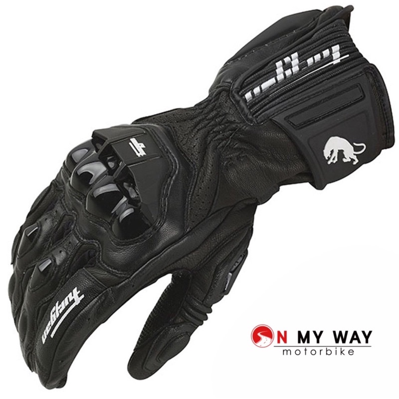ถุงมือหนังข้อยาว Furygan AFS-18 สำหรับขับบิ๊กไบค์ รถมอเตอร์ไซค์ | Shopee Thailand