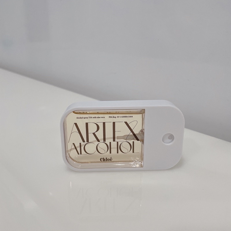 ARTEX alcohol spray 75% 45ml. สเปรย์แอลกอฮอร์พกพาง่าย ใช้ทำความสะอาดมือ ...