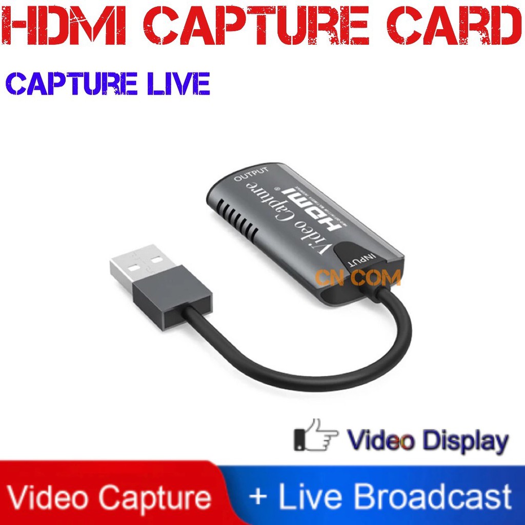 4K Video Capture Card USB 2.0 HDMI Video Grabberบันทึกกล่องสำหรับPS4เกม ...