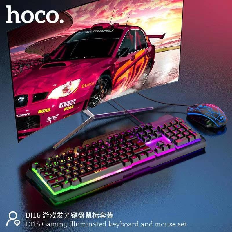 Hoco DI16 Gaming Keyboard And Mouse Set. ชุดคีย์บอร์ดและเม้าส์สำหรับ ...