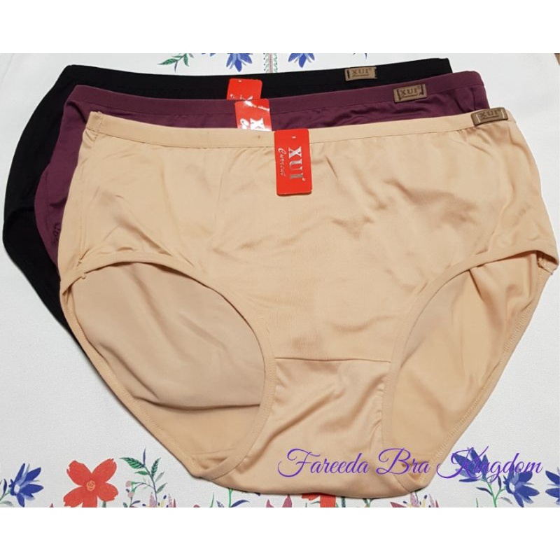 XUI กางเกงในสาวอวบ [Plus size] แบบเต็มตัวสีล้วน รหัส 5116 | Shopee Thailand