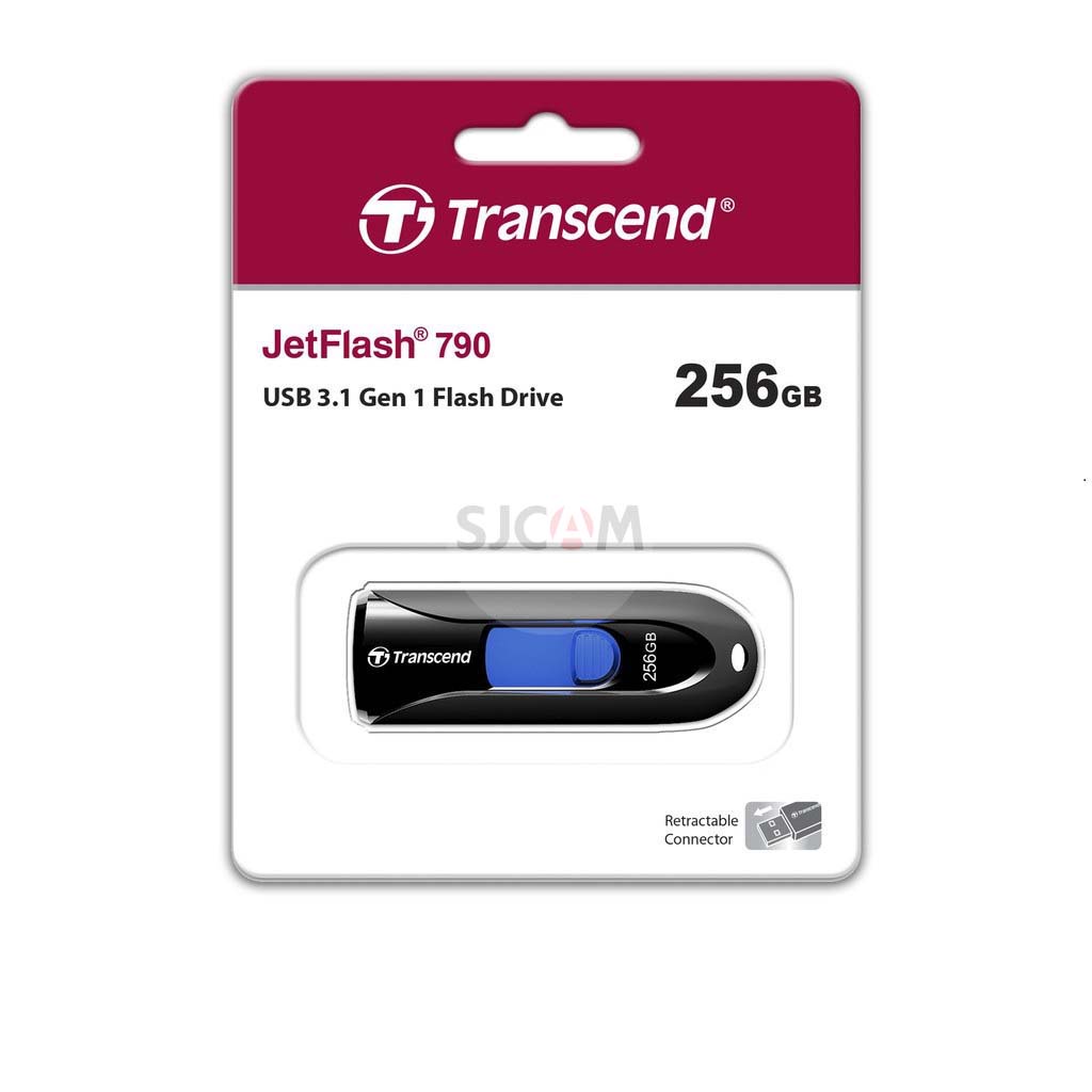 Transcend USB 3.1 Gen 1 Flash drive 256GB : USB Type-A : รับประกัน 5 ปี ...