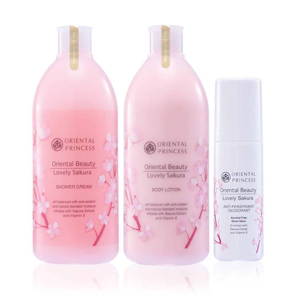 ☢Oriental Princess แพ็ค 3 ชิ้น Oriental Beauty Lovely Sakura Shower ...