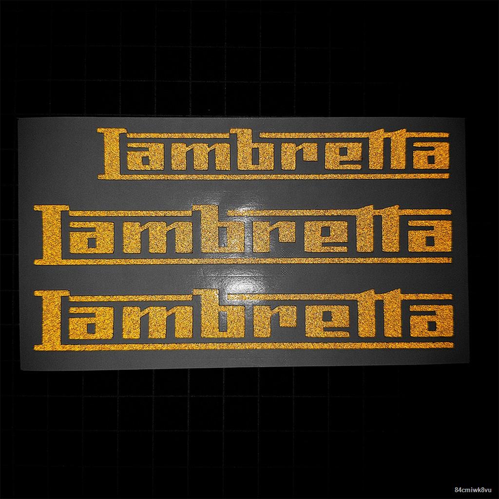 สติ๊กเกอร์ Lambretta Logo 3M สะท้อนแสง (โลโก้ฝาข้าง+ฝาแคร้ง) | Shopee ...