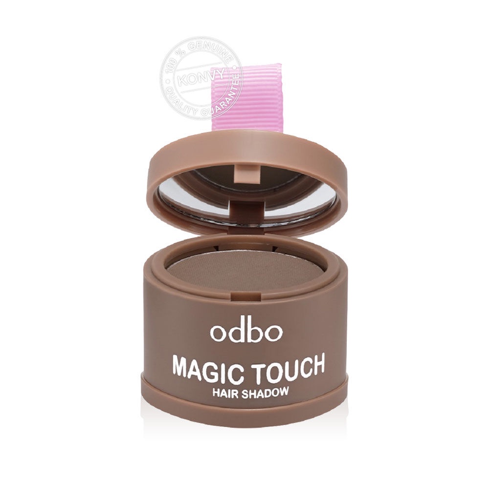 ODBO Magic Touch Hair Shadow 3g #02 แฮร์แชโดว์ ปกปิดผมบางให้แลดูหนาขึ้นอย่างเป็นธรรมชาติ ...