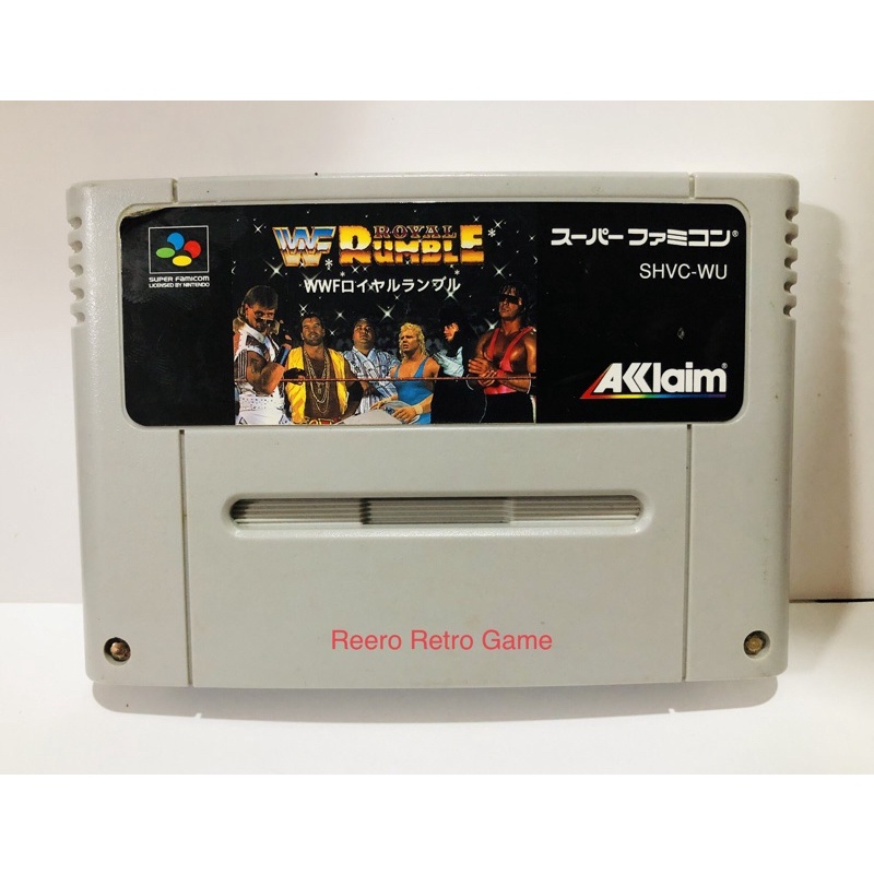 WWF Royal Rumble Wrestling ตลับ Super Famicom (SFC) ของแท้จากญี่ปุ่น ...