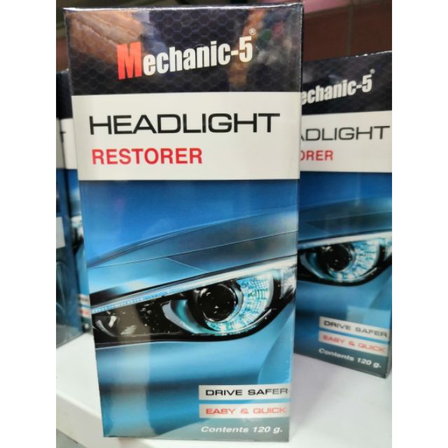น้ำยาขัดไฟหน้า Mechanic-5 แถมฟรี ผ้าไมโครฯ ดูโปร 1 ผืน | Shopee Thailand