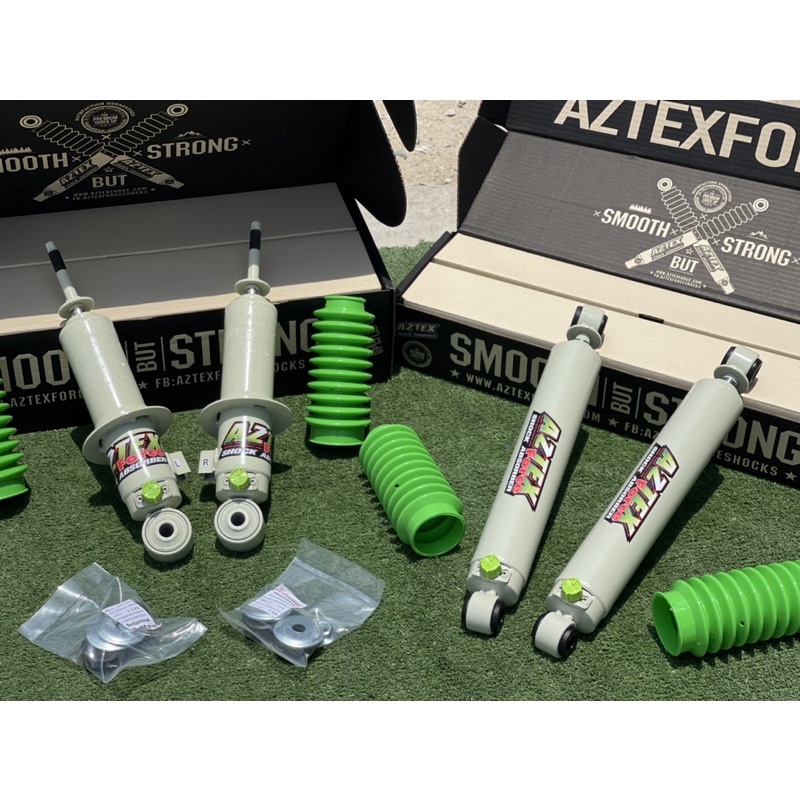 โช๊คหน้าหลัง Aztex force สำหรับรถตัวเตี้ย แกน16ปรับ9💚 | Shopee Thailand