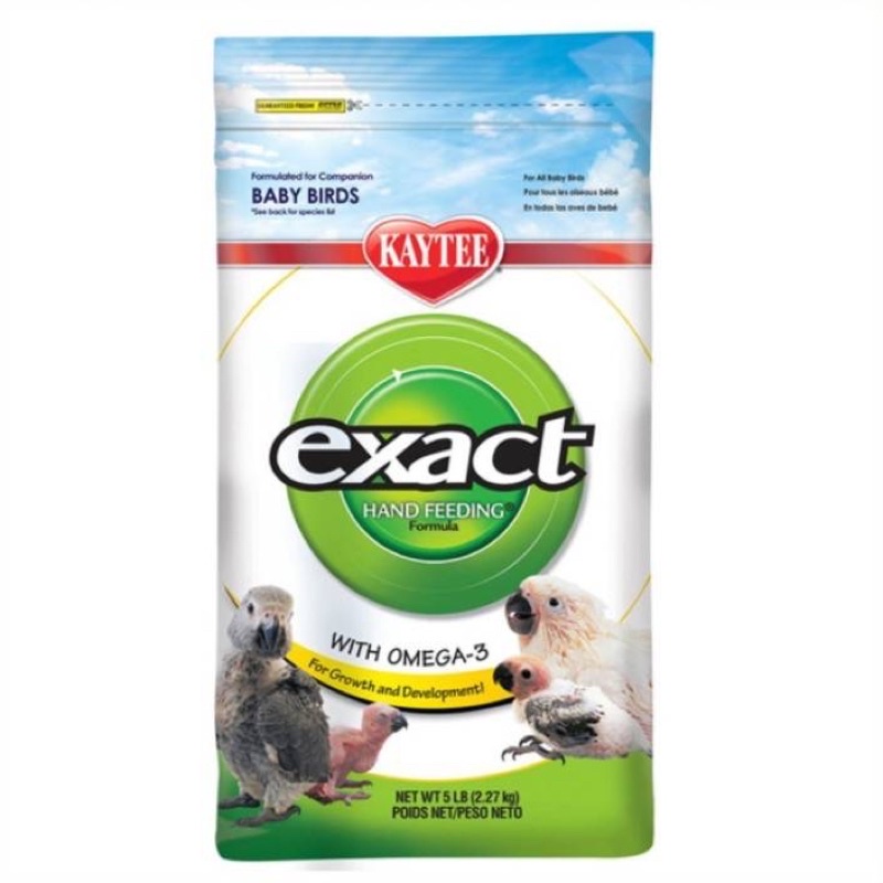 Kaytee Exact Hand Feeding Baby Bird อาหารลูกป้อนสำหรับลูกนก สูตรมาตรฐาน ...
